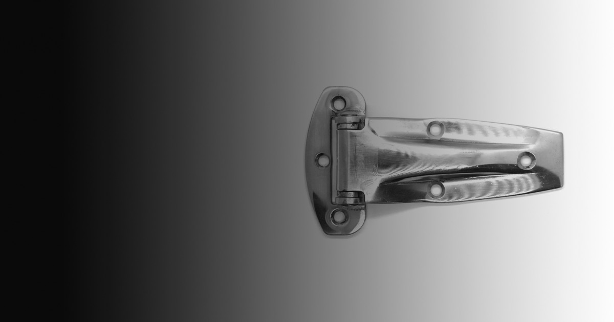 Hinge and safety latch - Hardware | Frameco