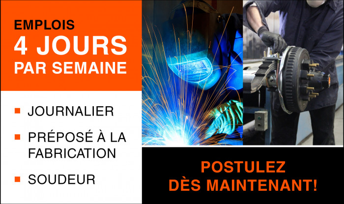 Fabrication, distribution d'essieux et pièces de remorques | Frameco