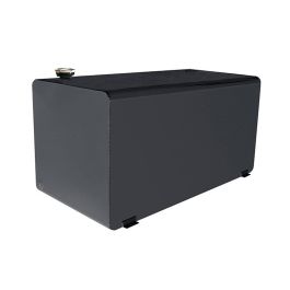 48" x 24" x 24" 106 gallons black steel transfer tank 2" cap NPT DEEZEE ...