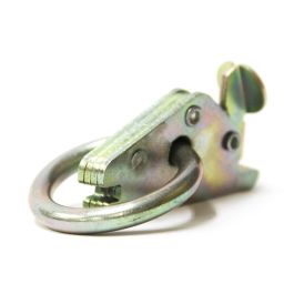 5.9K stainless lashing hook with round ring for E-A track series ...