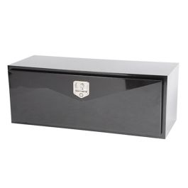 48" x 18" x 18" 12 GA black steel underbed box DEEZEE | Frameco