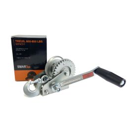600lbs 1-way trailer winch with 15' cable SMARTOW | Frameco