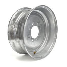 17 1/2" x 6 3/4" 8 holes 6200 lbs galvanized rim (10K-12K axle) | Frameco