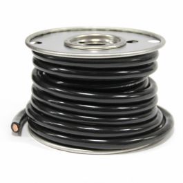 25' 4GA black PVC jacketed battery cable TECHSPAN | Frameco
