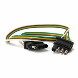 16 GA 4-way molded flat connector and 24" wire TECHSPAN | Frameco