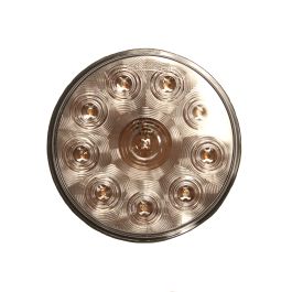 4" 10 amber diodes clear LED tail light | Frameco