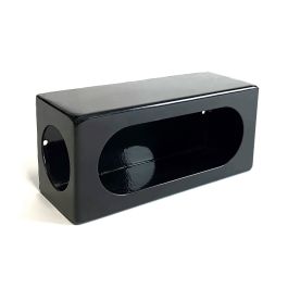 8 3/8" x 3 3/4" x 3" steel box for 6 1/2" x 2 1/4" oval light | Frameco