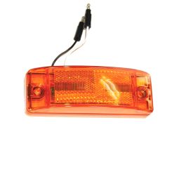 6" x 2" 8 diodes amber LED clearance light | Frameco