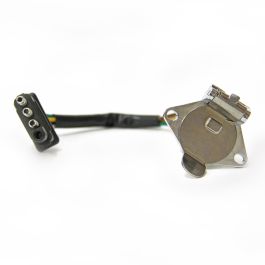 4-way flat (car) to 4-way round (trailer) RV blade adapter SMARTOW ...