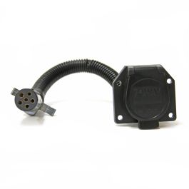 6-way round (car) to 7-way flat (trailer) RV blade adapter SMARTOW ...