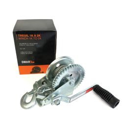 1K 2-way trailer winch with 20' cable SMARTOW | Frameco